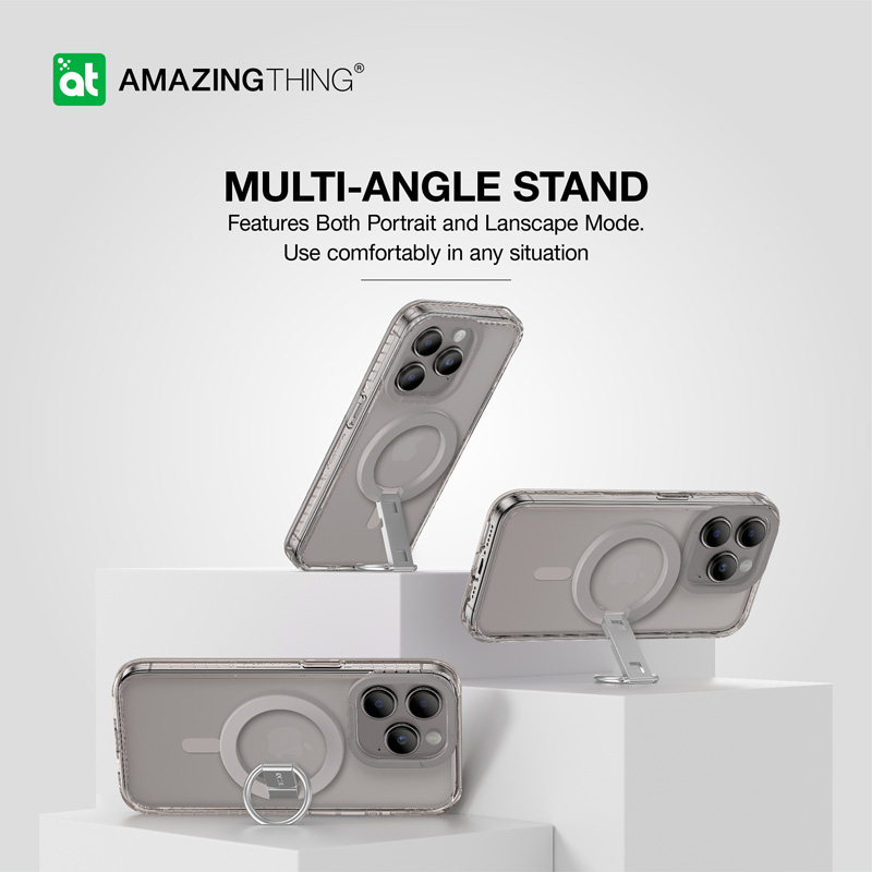 เคส AMAZINGthing iPhone 15 Pro Titan Pro Magsafe+Magnetic Ring Drop ...