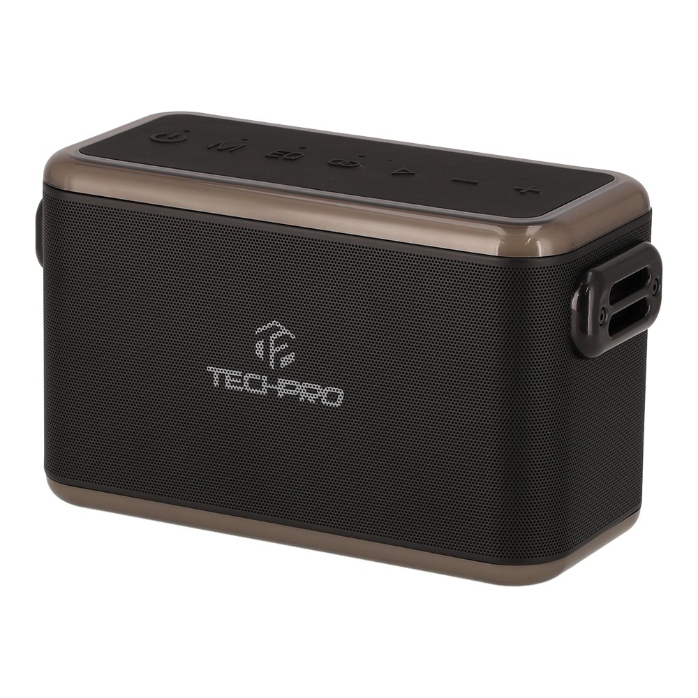 ลำโพงไร้สาย TECHPRO A1 Powerful 80W Stereo Sound สี Black