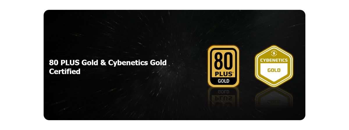 พาวเวอร์ซัพพลาย Montech Titan Gold 850Watt 80 Plus Gold -10 Year