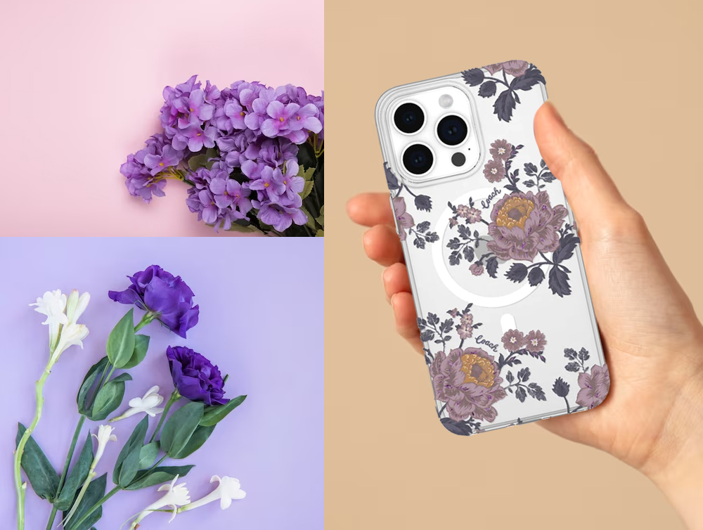 Coach iPhone 15 Pro Max with MagSafe Protective Moody Floral