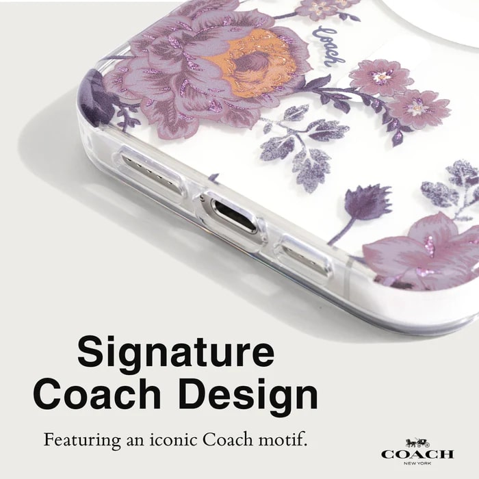Coach iPhone 15 Pro Max with MagSafe Protective Moody Floral