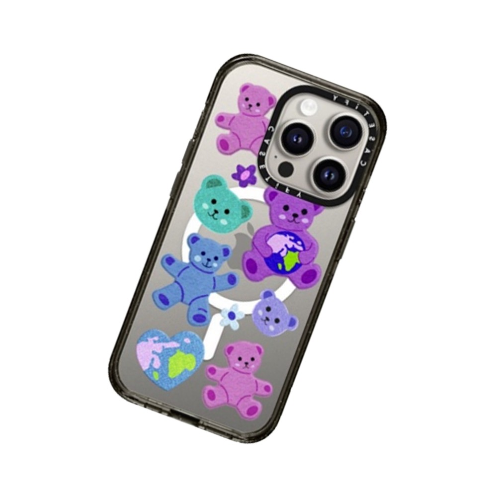เคส Casetify iPhone 15 Pro Max Re/Casetify with Magsafe Impact TeddyEarth
