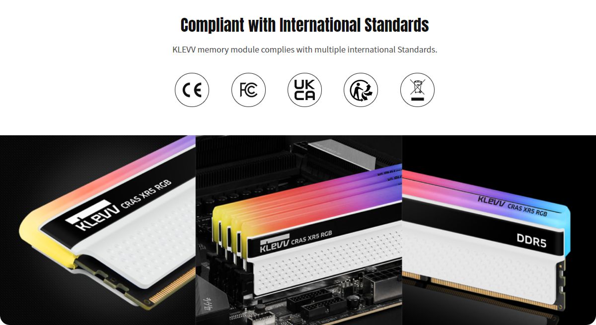 แรมพีซี Klevv DDR5 32GB/6000MHz.CL32 (2x16GB) Cras XR5 RGB