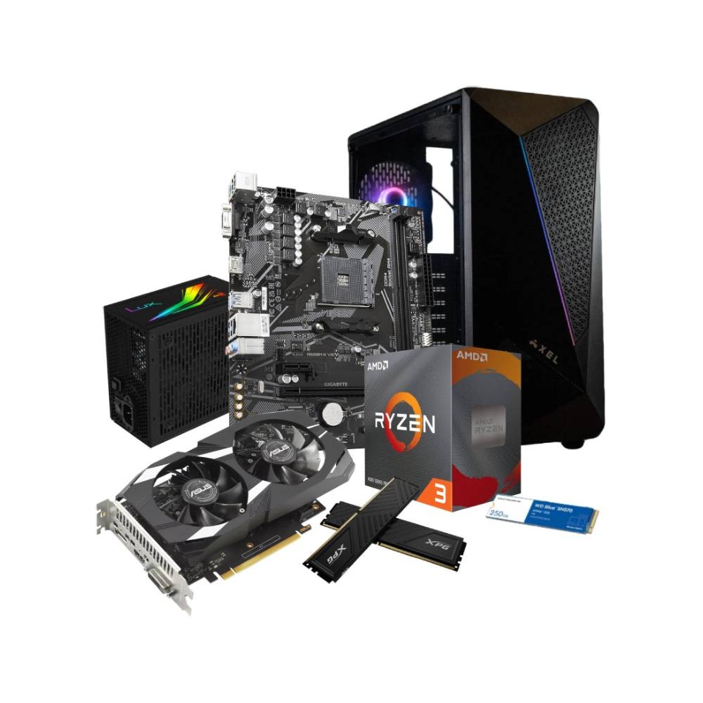 Computer Set - EQUIP 24002 (R3 4100/16G-3200/SSD250/GTX1650)