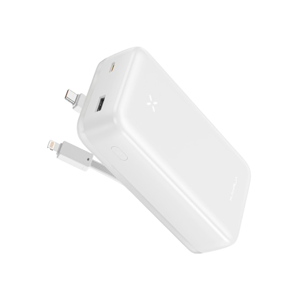 พาวเวอร์แบงค์ ALPHA ความจุ 20,000 mAh PD20W White
