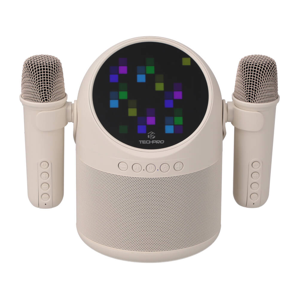 ลำโพงบลูทูธ TECHPRO Pixel II Karaoke สี White