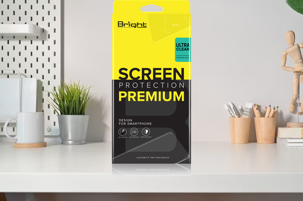 ฟิล์ม Bright Tempered Glass Redmi Note 13 Full Frame Black