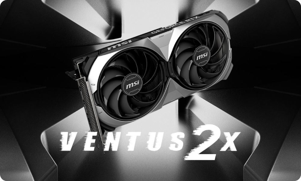 การ์ดจอ MSI GeForce RTX 4070 SUPER 12G VENTUS 2X OC