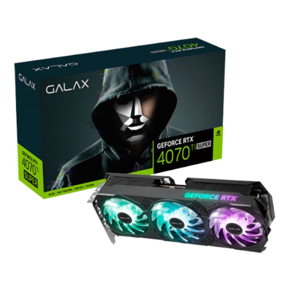 การ์ดจอ GALAX GeForce RTX 4070 Ti SUPER EX Gamer 1-Click OC