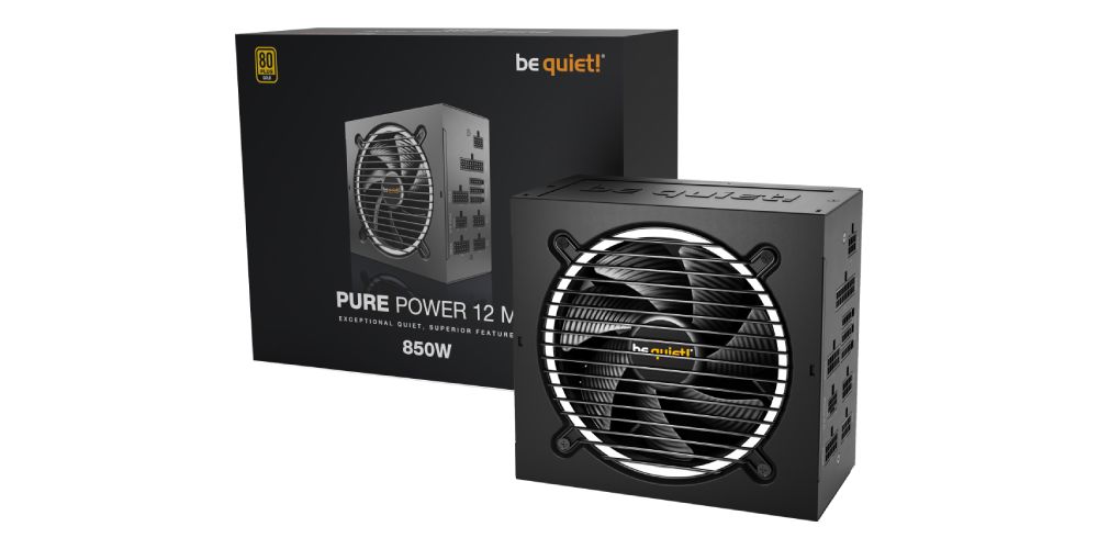 พาวเวอร์ซัพพลาย Be Quiet Pure Power 12 M 850W 80 Plus Gold