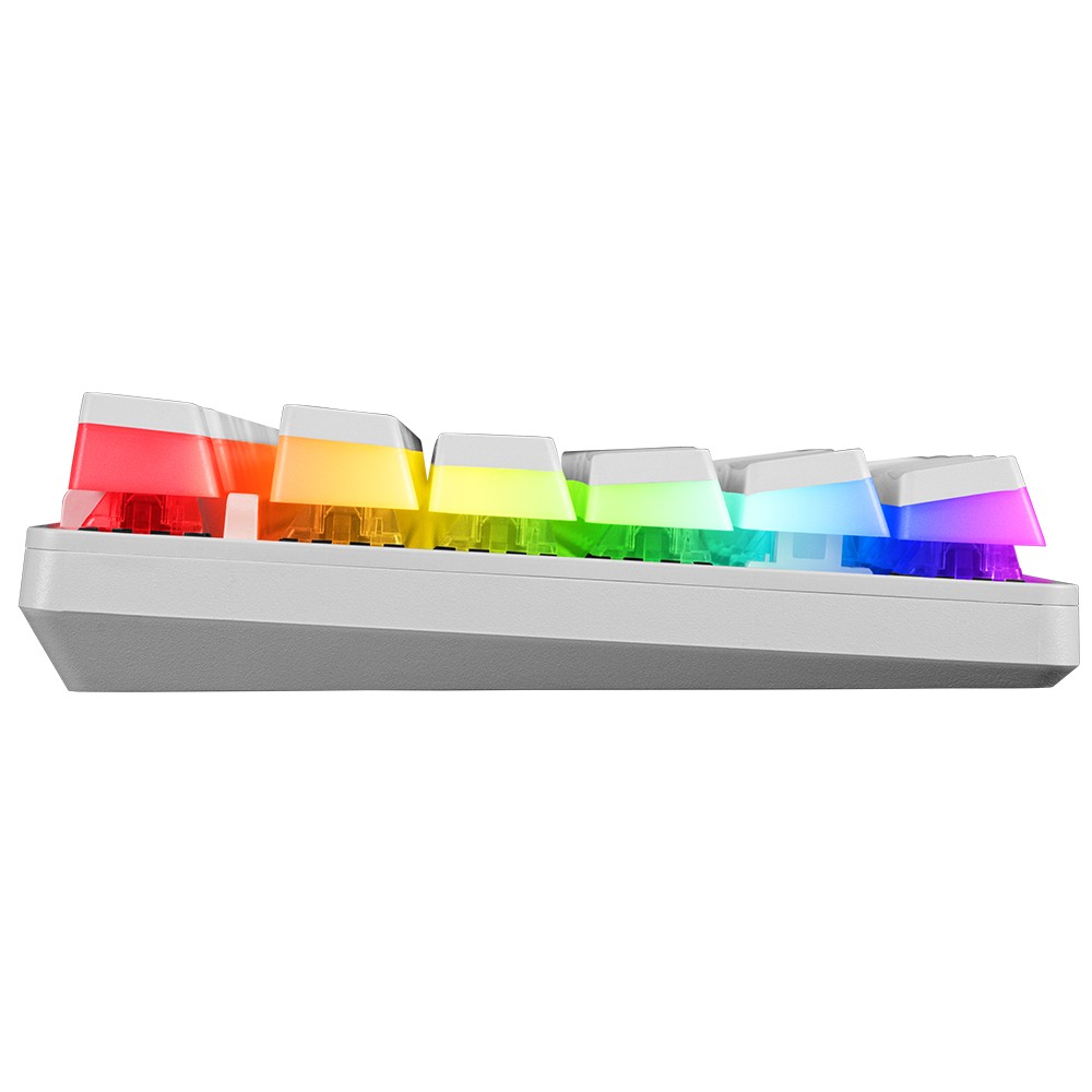 คีย์บอร์ดเกมมิ่ง SIGNO E-Sport RGB Mechanical MAXXINE White (KB-731BLK ...