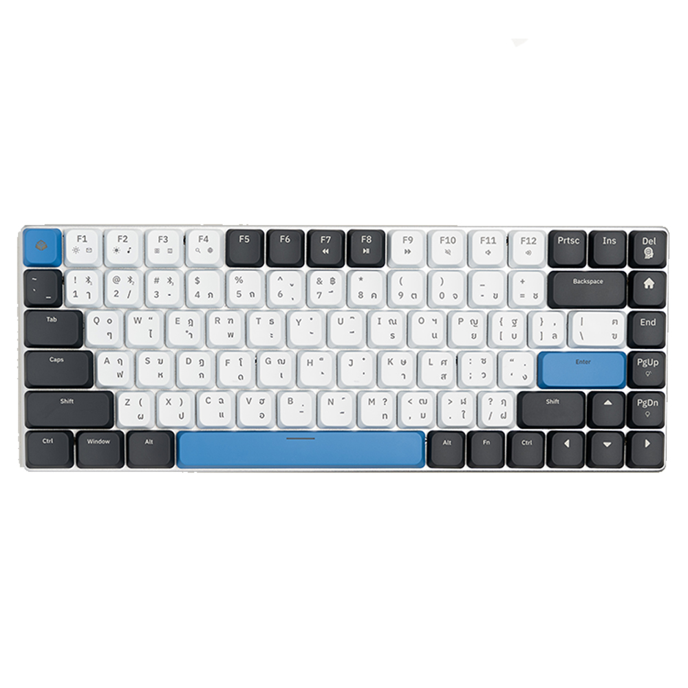 คีย์บอร์ดเกมมิ่ง Gconic Bundle Set A75 MKII + Keycap Low profile