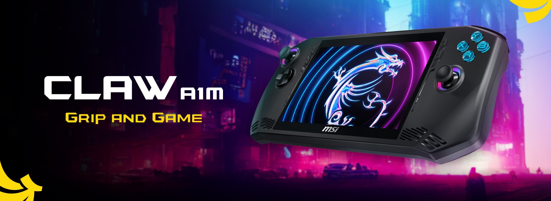 MSI Claw เครื่องเล่นเกมพกพา ชิปแรง Intel Ultra BaNANA Online