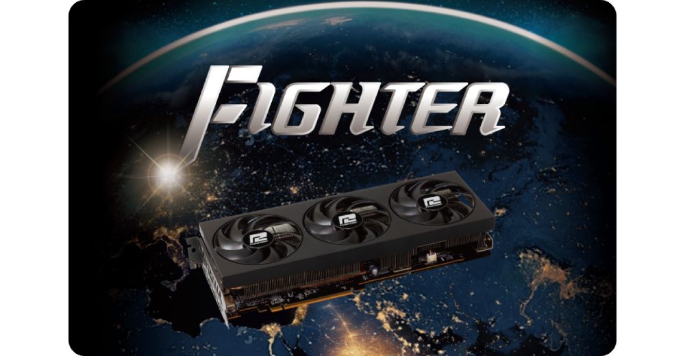 การ์ดจอ PowerColor Fighter AMD Radeon RX 7800 XT 16GB GDDR6 256-bit
