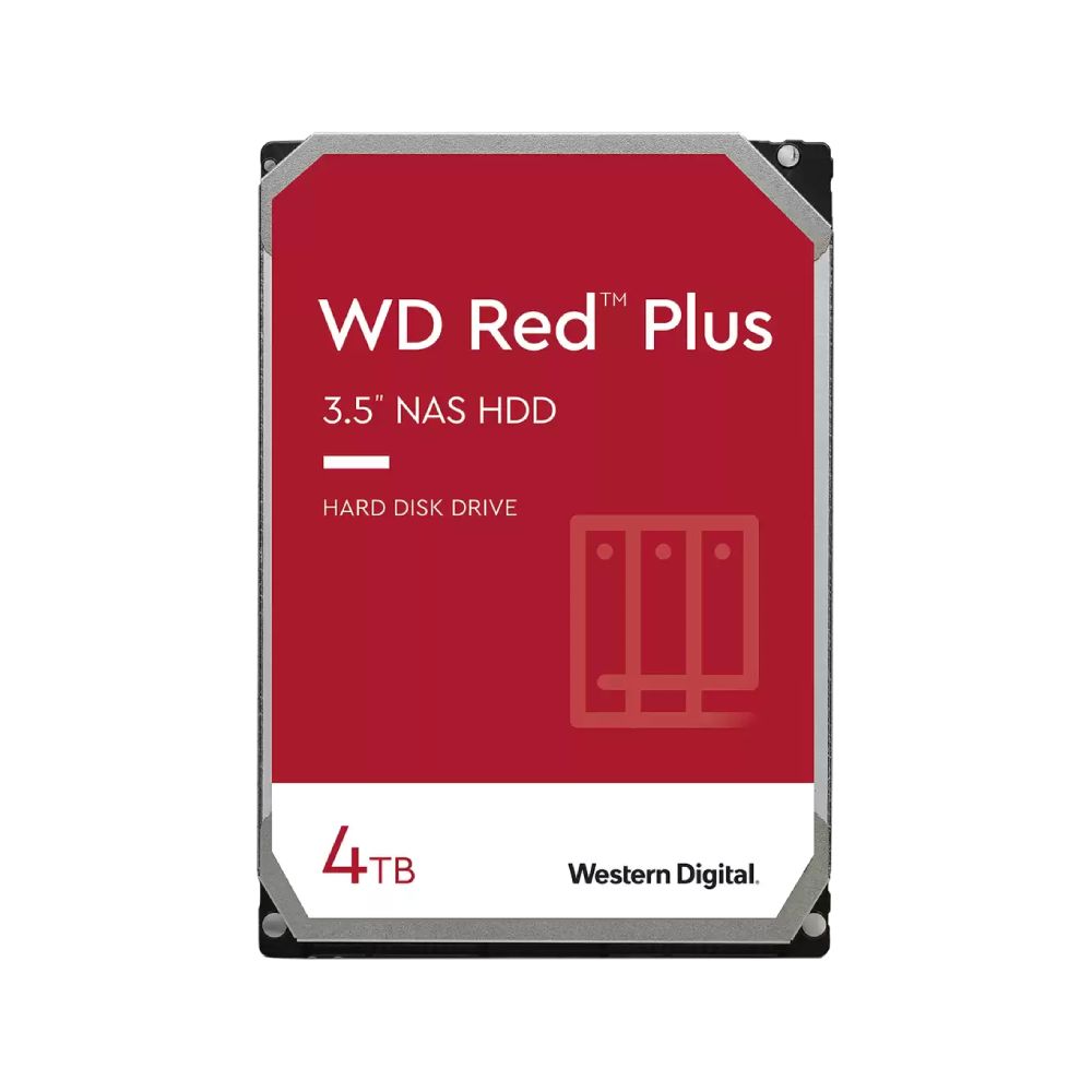 ฮาร์ดดิสก์ WD HDD 4TB 5400rpm 256MB Red Plus (WD40EFPX)
