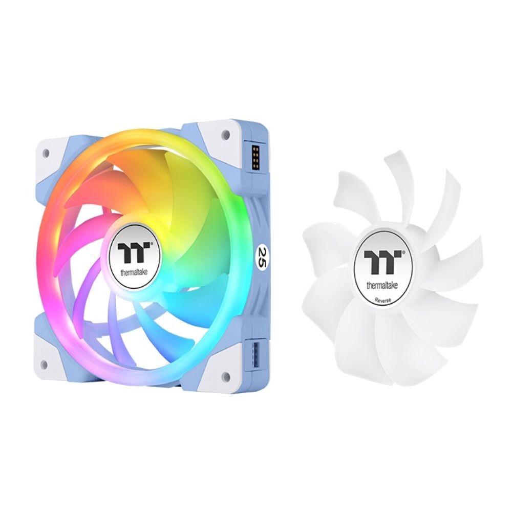 พัดลมคอม Thermaltake SWAFAN EX14 ARGB Sync Hydrangea Blue