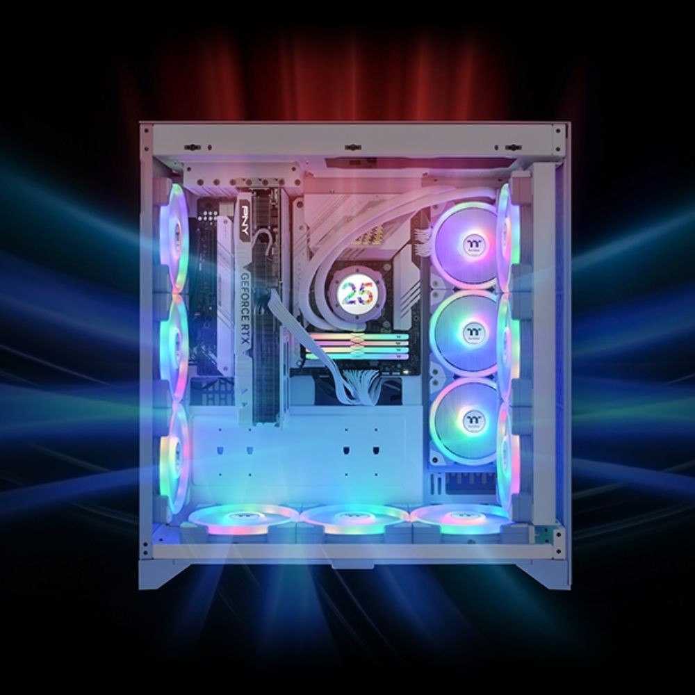 พัดลมคอม Thermaltake SWAFAN EX14 ARGB Sync Hydrangea Blue