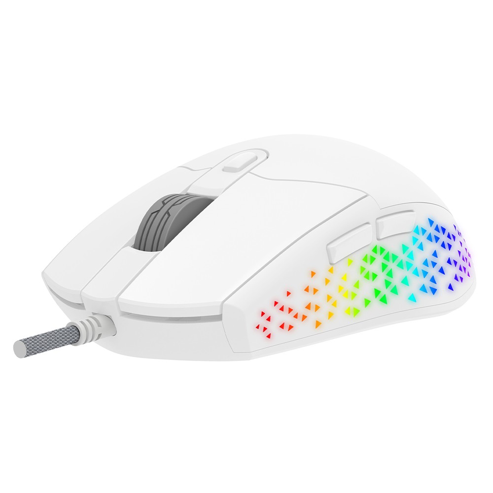 เมาส์เกมมิ่ง Signo Pro-Series RGB Capter GM-906BLK สีขาว