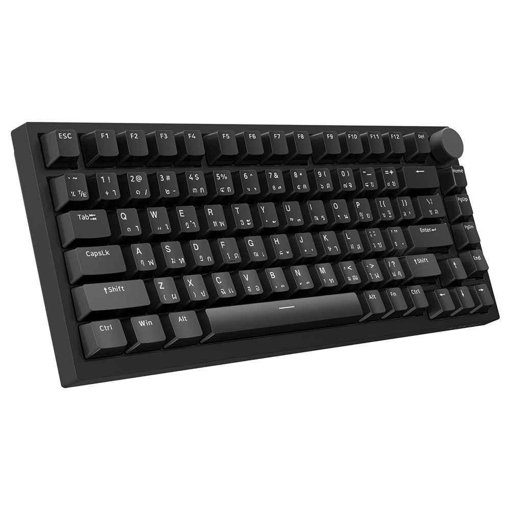 คีย์บอร์ดเกมมิ่ง Ajazz รุ่น AK820 Minimal Red Switch สีดำ