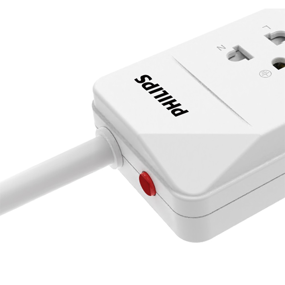 ปลั๊กไฟ Philips TIS Plug 3 Way 3 Switch + USB-A x1 + USB-C x1 3M ...