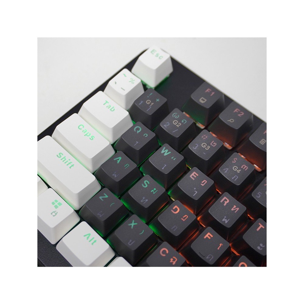 คีย์บอร์ดเกมมิ่ง Fantech Keyboard Mechanical MK891 Gray Red Switch