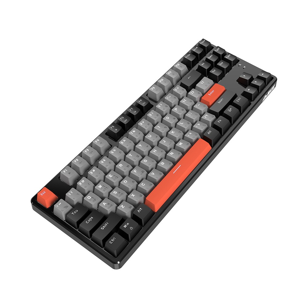 คีย์บอร์ดเกมมิ่ง Ajazz AK871 California Sunset Mechanical Red Switch ...