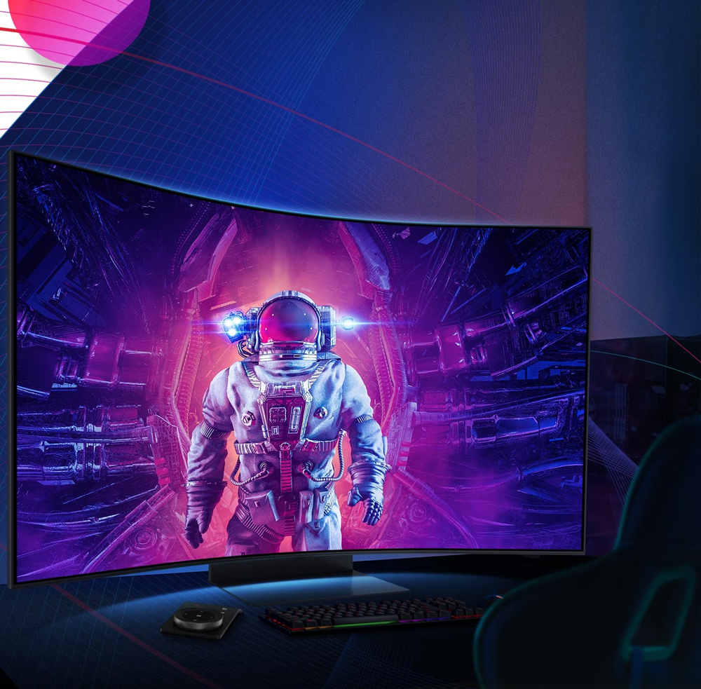 จอมอนิเตอร์ SAMSUNG Odyssey Ark Gaming Monitor (VA 4K 165Hz)
