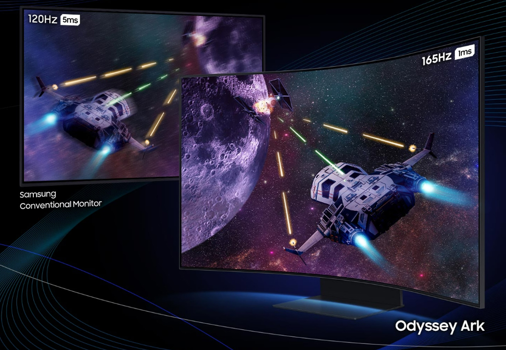 จอมอนิเตอร์ SAMSUNG Odyssey Ark Gaming Monitor (VA 4K 165Hz)