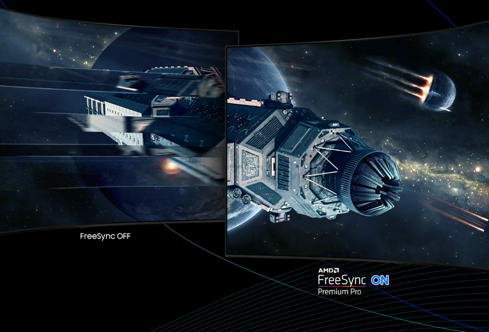 จอมอนิเตอร์ SAMSUNG Odyssey Ark Gaming Monitor (VA 4K 165Hz)