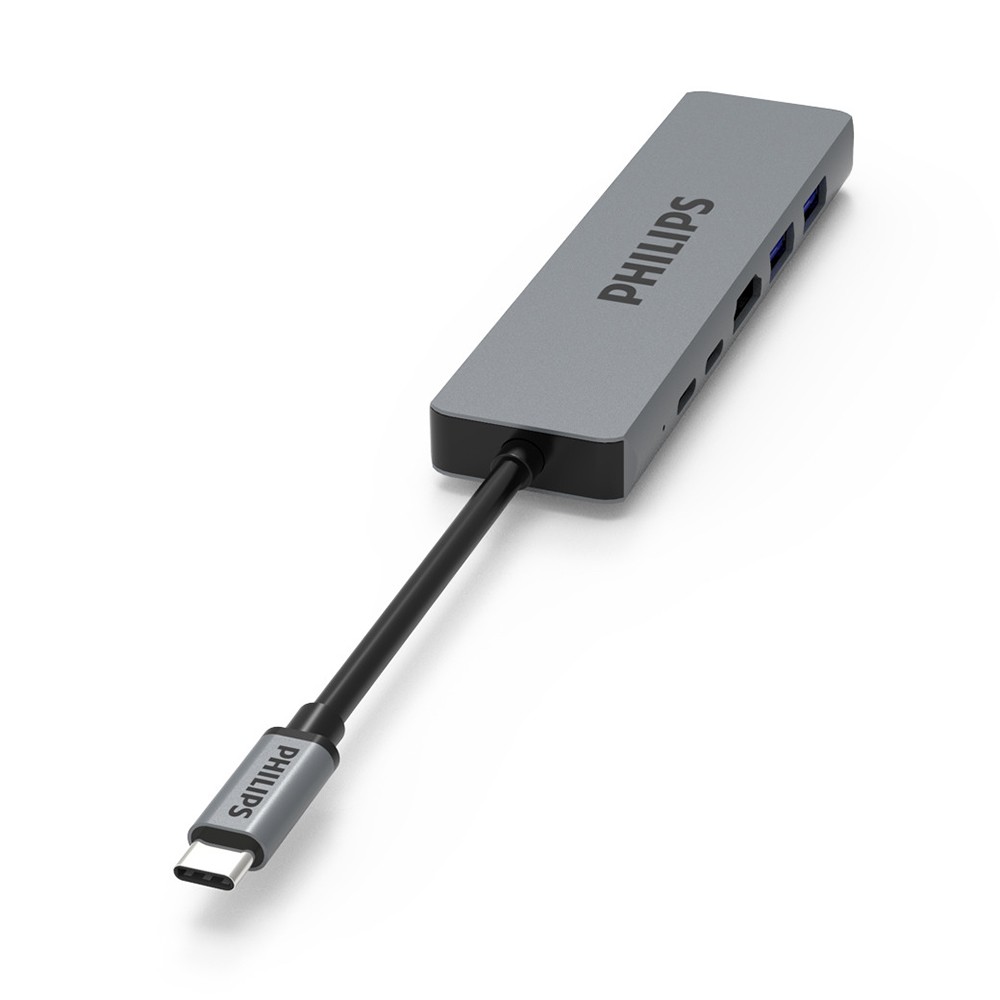 Philips รุ่น 6 in 1 Hub C to HDMI and RJ45 Silver