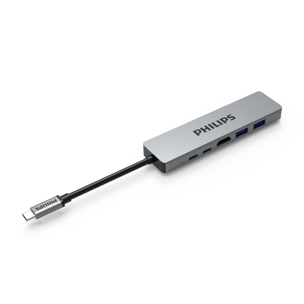 Philips รุ่น 6 in 1 Hub C to HDMI and RJ45 Silver