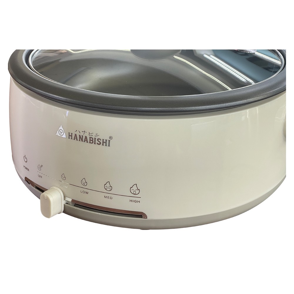 หม้อสุกี้ HANABISHI 3 ลิตร รุ่น PS-305 White