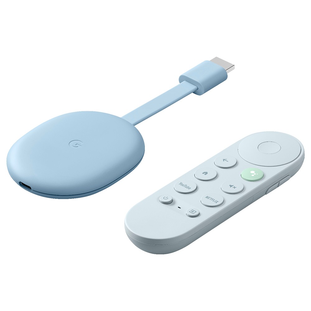 อุปกรณ์สตรีม Google Chromecast 4K สี Sky