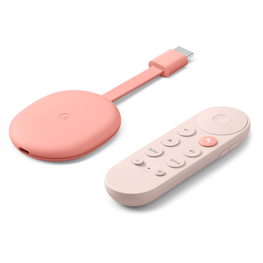 อุปกรณ์สตรีม Google Chromecast 4K สี Sunrise