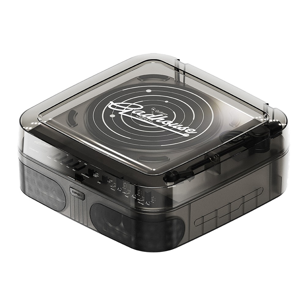 เครื่องเล่นแผ่นเสียง GadHouse Cosmo Lucid สี Midnight Black