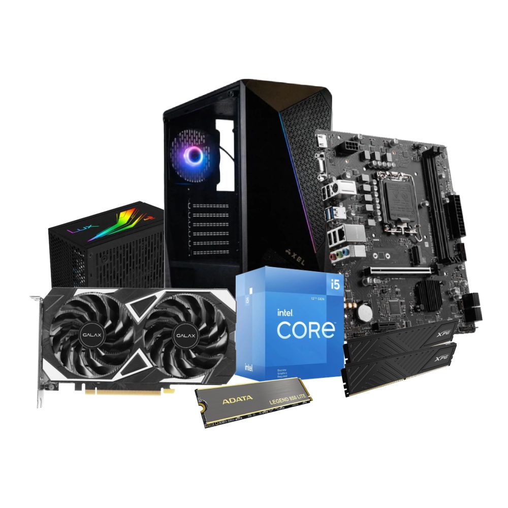 Computer Set E-QUIP 24097 (i5-12400F | RAM16GB/3200 | SSD 500GB | RTX3050)