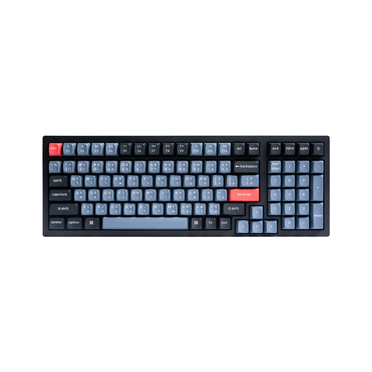 คีย์บอร์ดเกมมิ่ง Keychron K4 Pro Mechanical (QMK/VIA) - Brown Switch ...