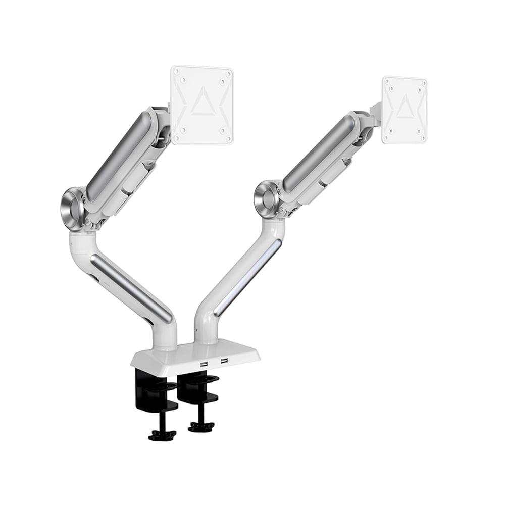 แขนจับจอมอนิเตอร์ ERGONOZ Dual Monitor Arm รุ่น EGN-ASTRO-D-W สีขาว
