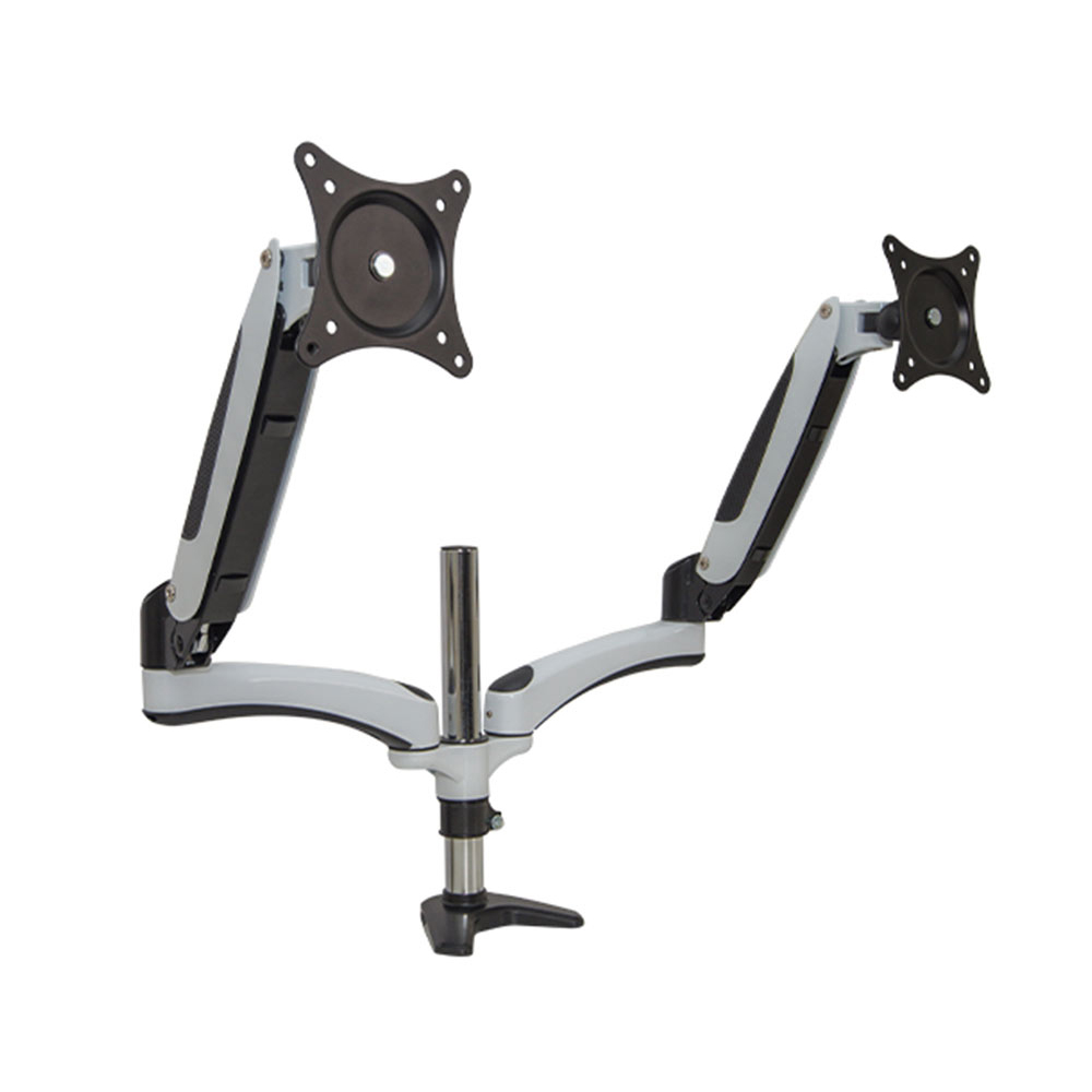แขนจับจอมอนิเตอร์ ERGONOZ Dual Monitor Arm (EGN-02D) สีขาว
