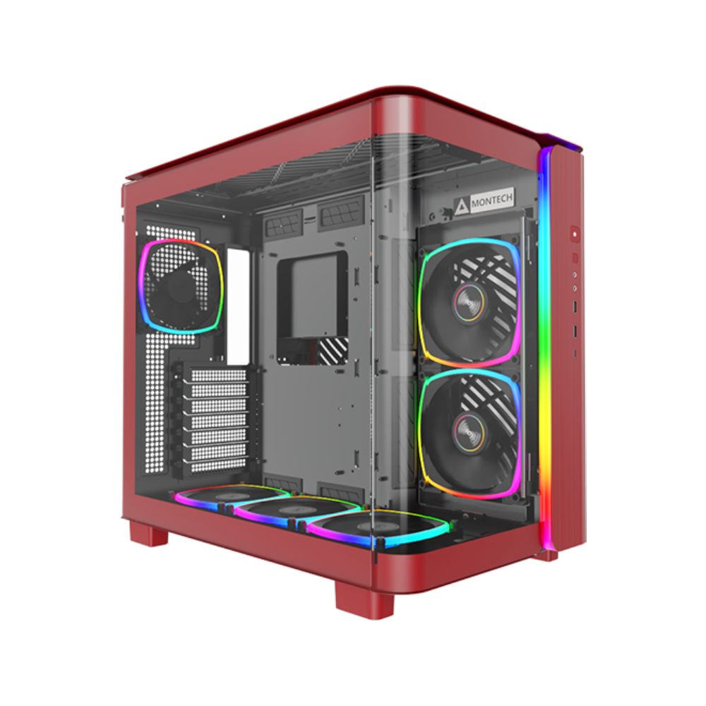 เคสคอมพิวเตอร์ Montech KING 95 PRO RED