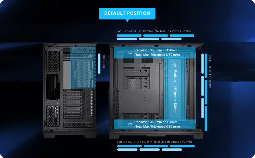 เคสคอมพิวเตอร์ Lian Li O11 Dynamic EVO XL (O11D EVO XL)