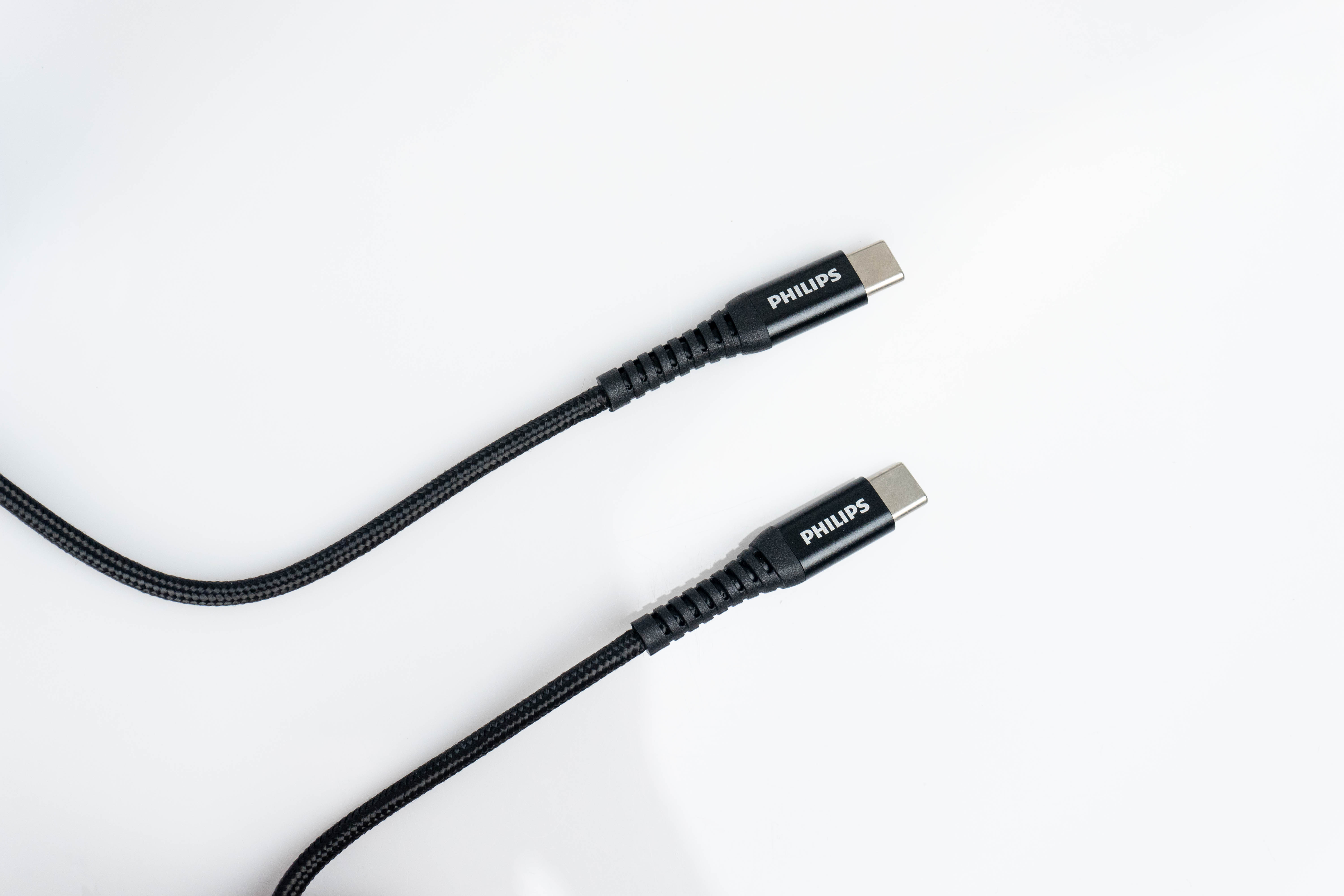 สายชาร์จ Philips USB-C to USB-C Cable 100W 1M. Black | Studio7 online