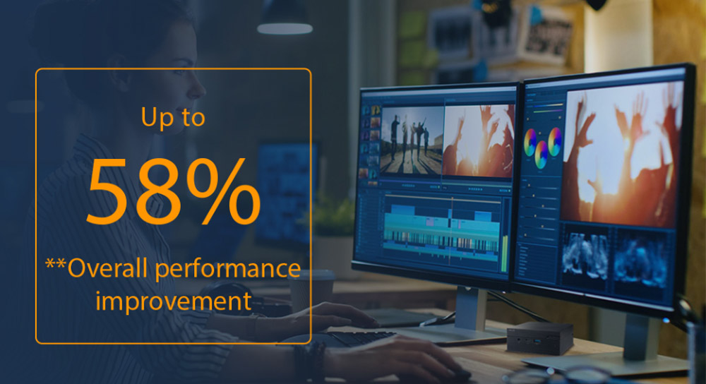 ASUS DESKTOP MINI PC PN51-S1-B5439AD BLACK