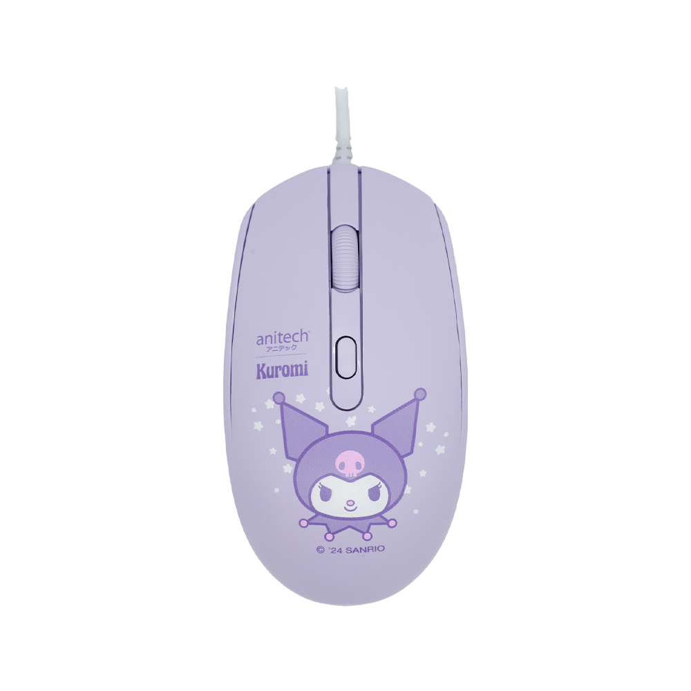 เมาส์ Anitech Wired Mouse Sanrio KU-A551-PU Purple