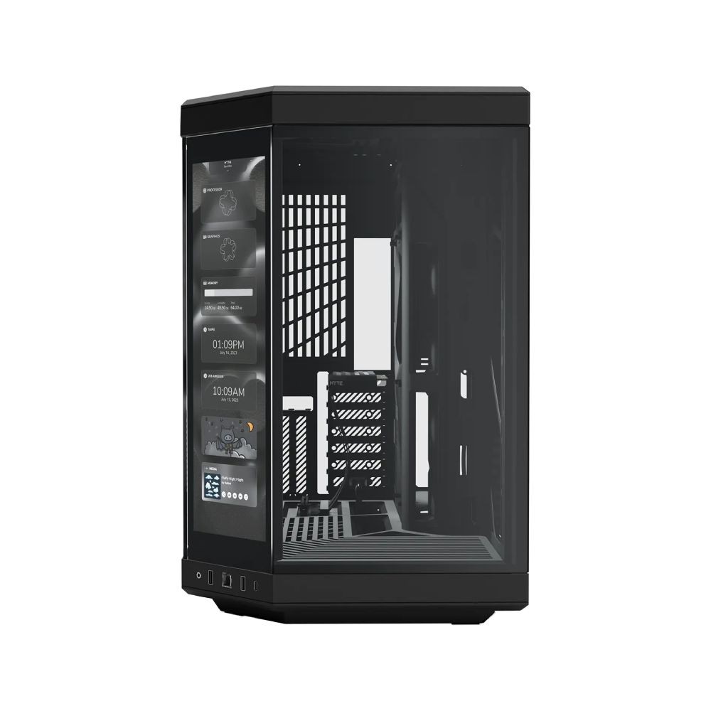 เคสคอมพิวเตอร์ Hyte Y70 Touch (4K) and Riser Vertical GPU