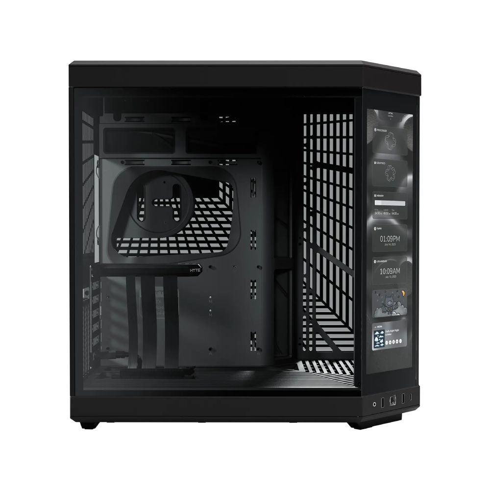 เคสคอมพิวเตอร์ Hyte Y70 Touch (4K) and Riser Vertical GPU