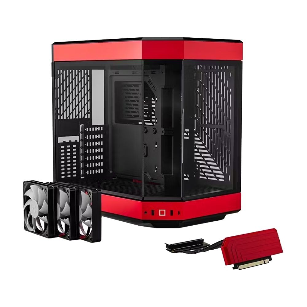 เคสคอมพิวเตอร์ Hyte Y60 (ETX) Red