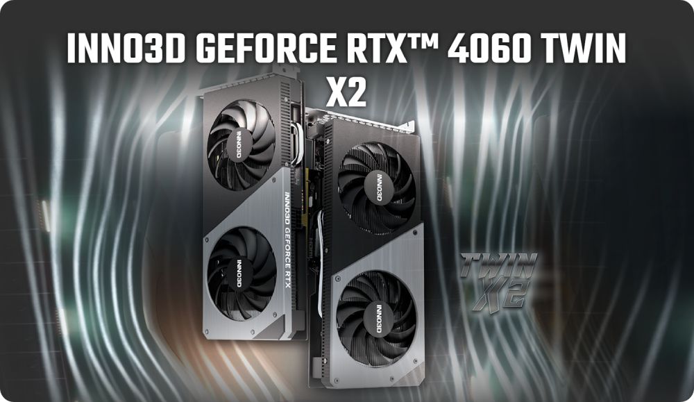 อินโนทรีดี การ์ดจอ GEFORCE RTX 4060 TWIN X2 8GB GDDR6 128-BIT | Makro PRO