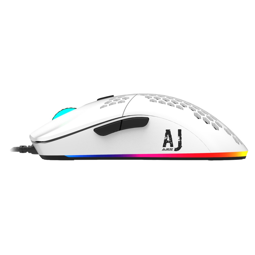 เมาส์เกมมิ่ง Ajazz รุ่น AJ390 สีขาว DPI 16,000 ราคาประหยัด