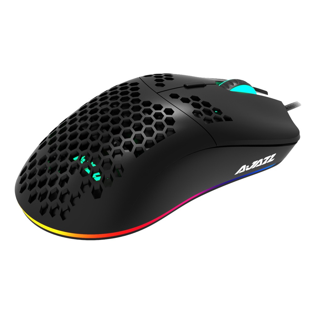 เมาส์เกมมิ่ง Ajazz รุ่น AJ390 สีดำ DPI 16,000 ราคาประหยัด